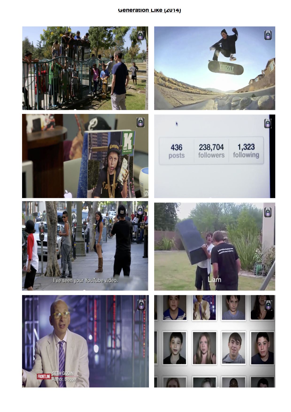 Generation Like | Year 11 MPA